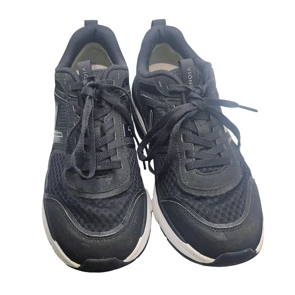 Vionic | Shoes | Vionic Strider Walking Shoes Womens 8 Black Mesh ...
